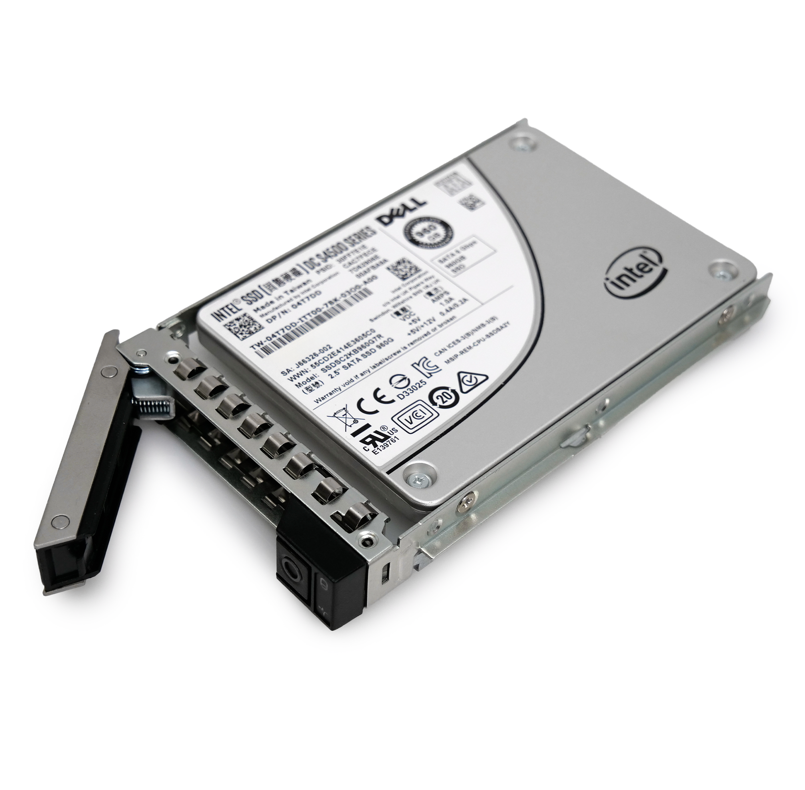Dell Generation 14 SSDSC2KB960G7R 960GB SATA 2.5" Refurbished Poweredge ...