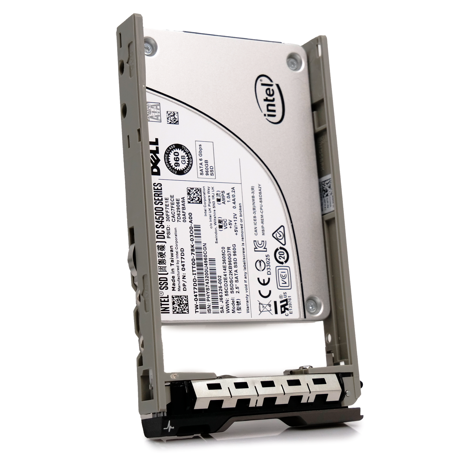 Dell Generation 13 SSDSC2KB960G7R 960GB SATA 2.5" Refurbished Poweredge ...