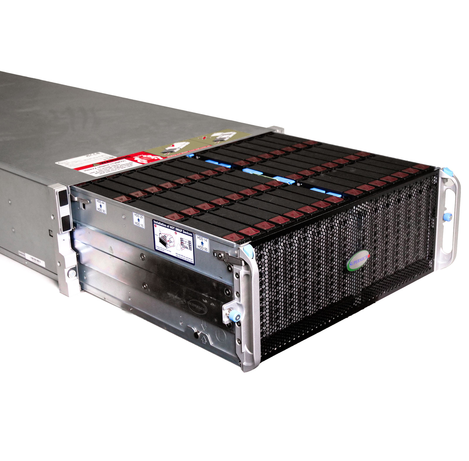 Supermicro SuperChassis 90-Bay SATA JBOD 4U Rackmount Front-Load Disk ...