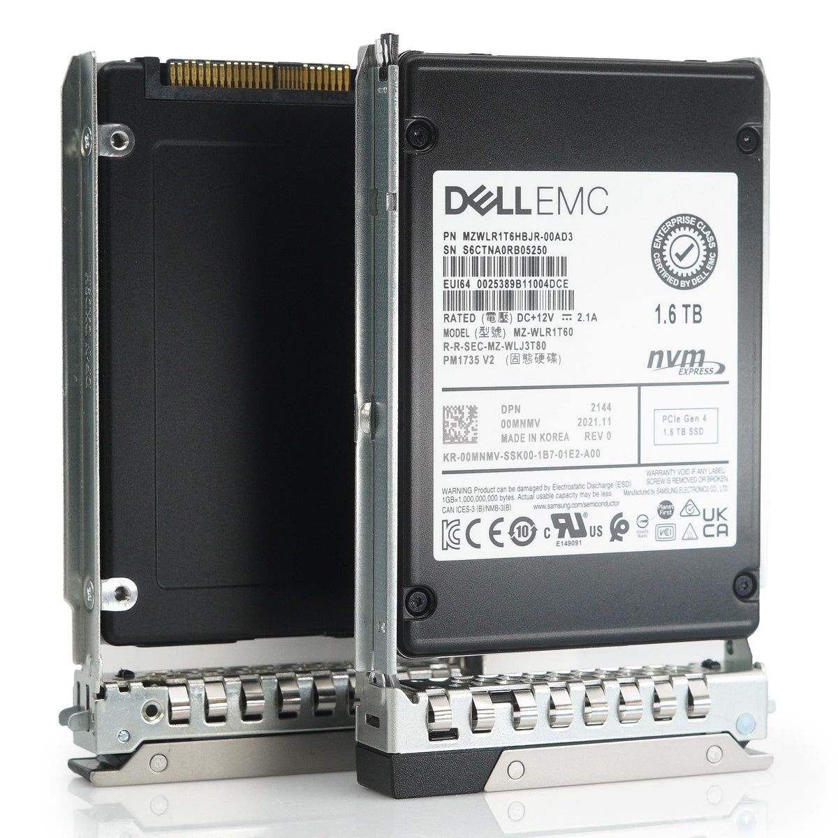 Dell Generation 14 0MNMV 1.6TB PCIe Gen 4.0 x4 2.5" Poweredge Server ...