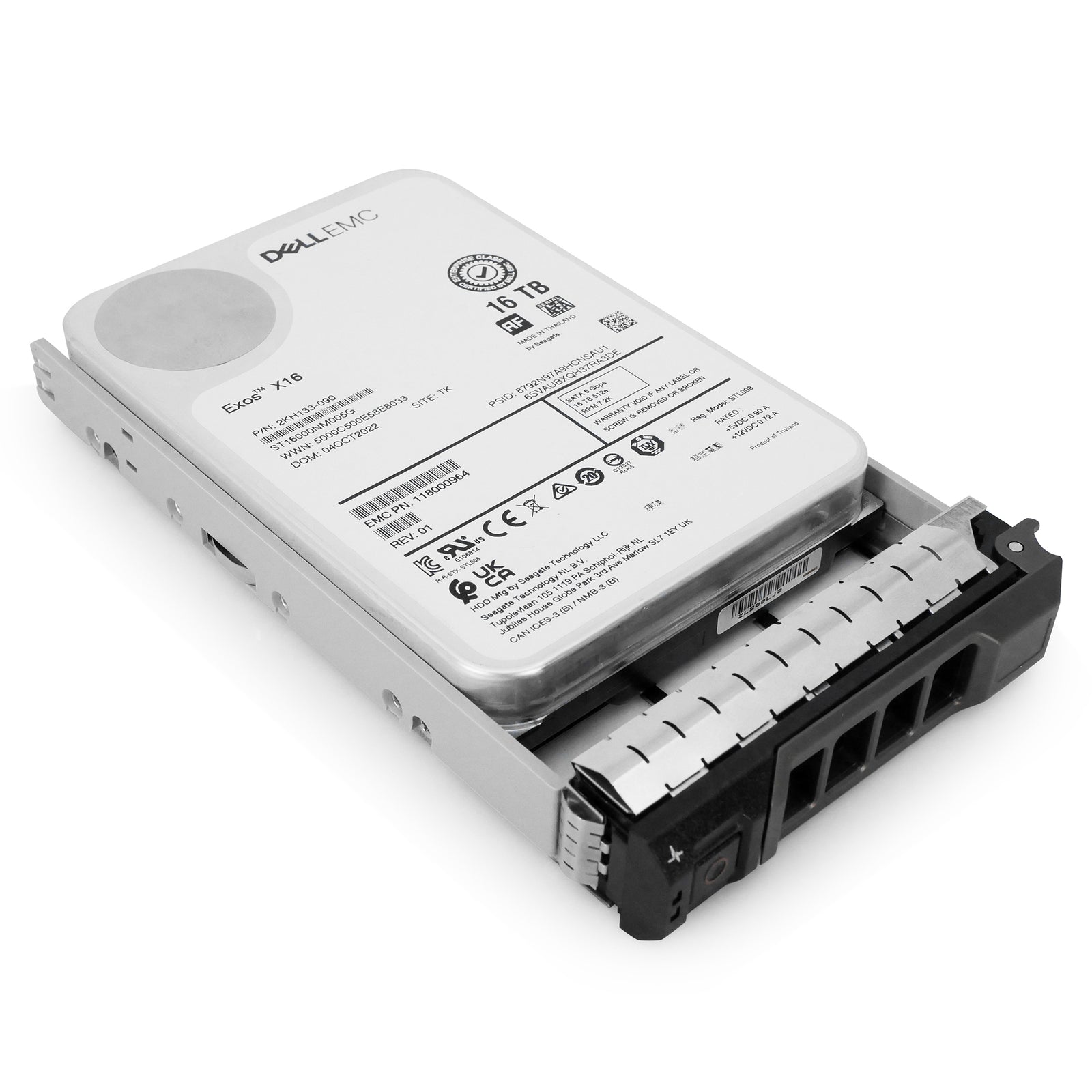 Dell Generation 13 ST16000NM005G 16TB SATA 3.5" Refurbished Poweredge ...