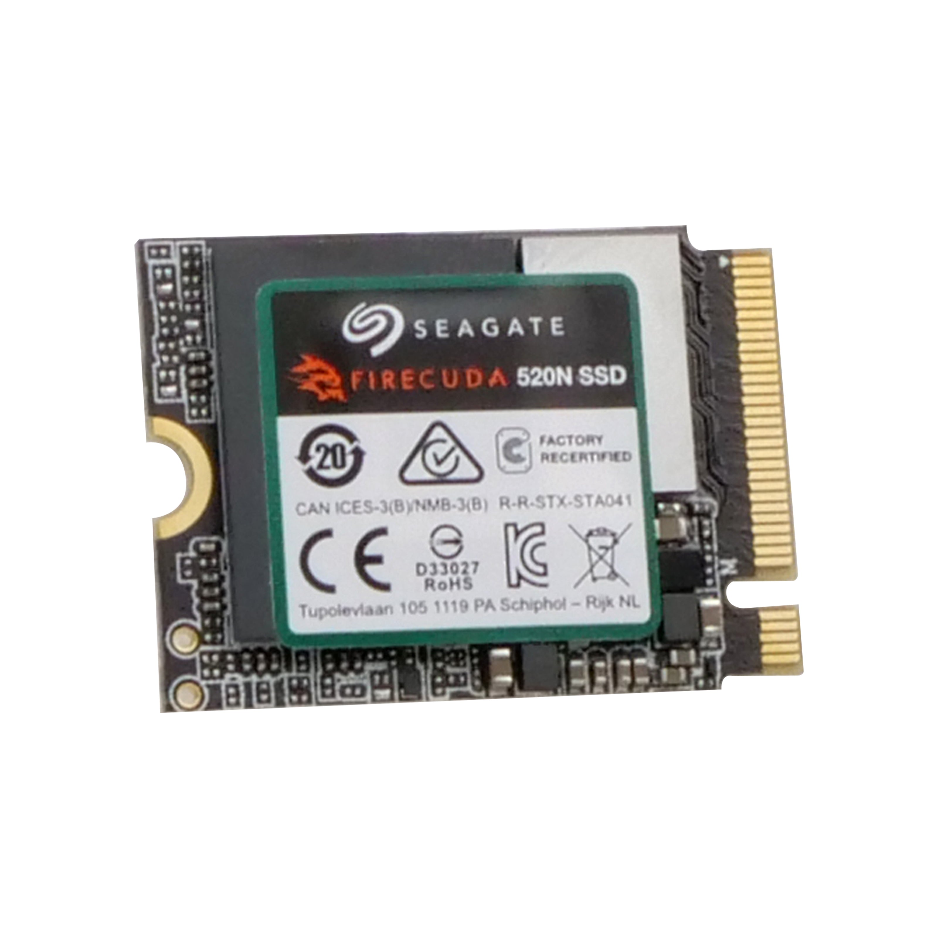 Seagate FireCuda 520N ZP1024GV30002 1TB PCIe Gen 4 ×4 NVMe M.2 2230-S2 ...