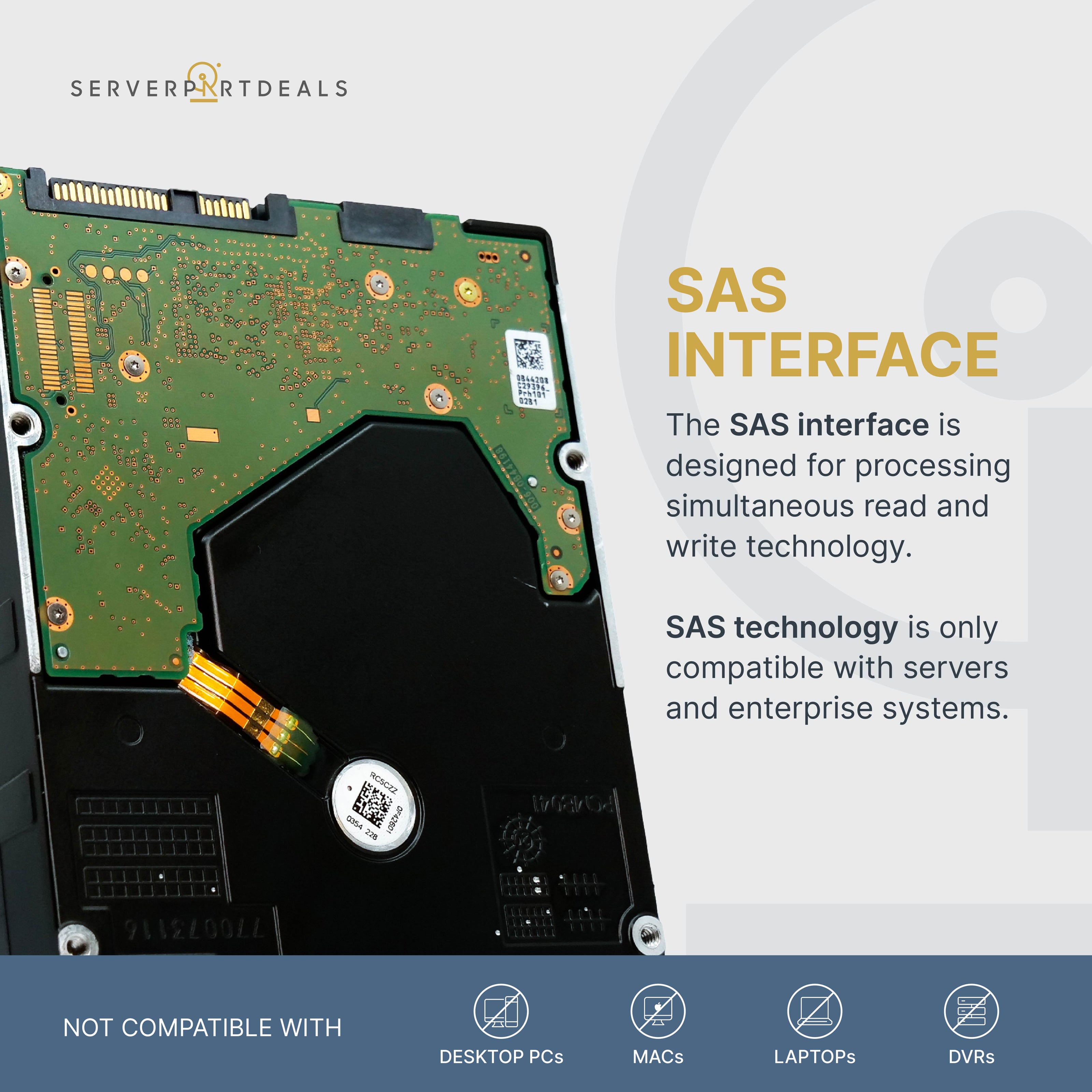 Dell/Seagate Exos 7E10 ST8000NM024B 8TB SAS 3.5" HDD — ServerPartDeals.com