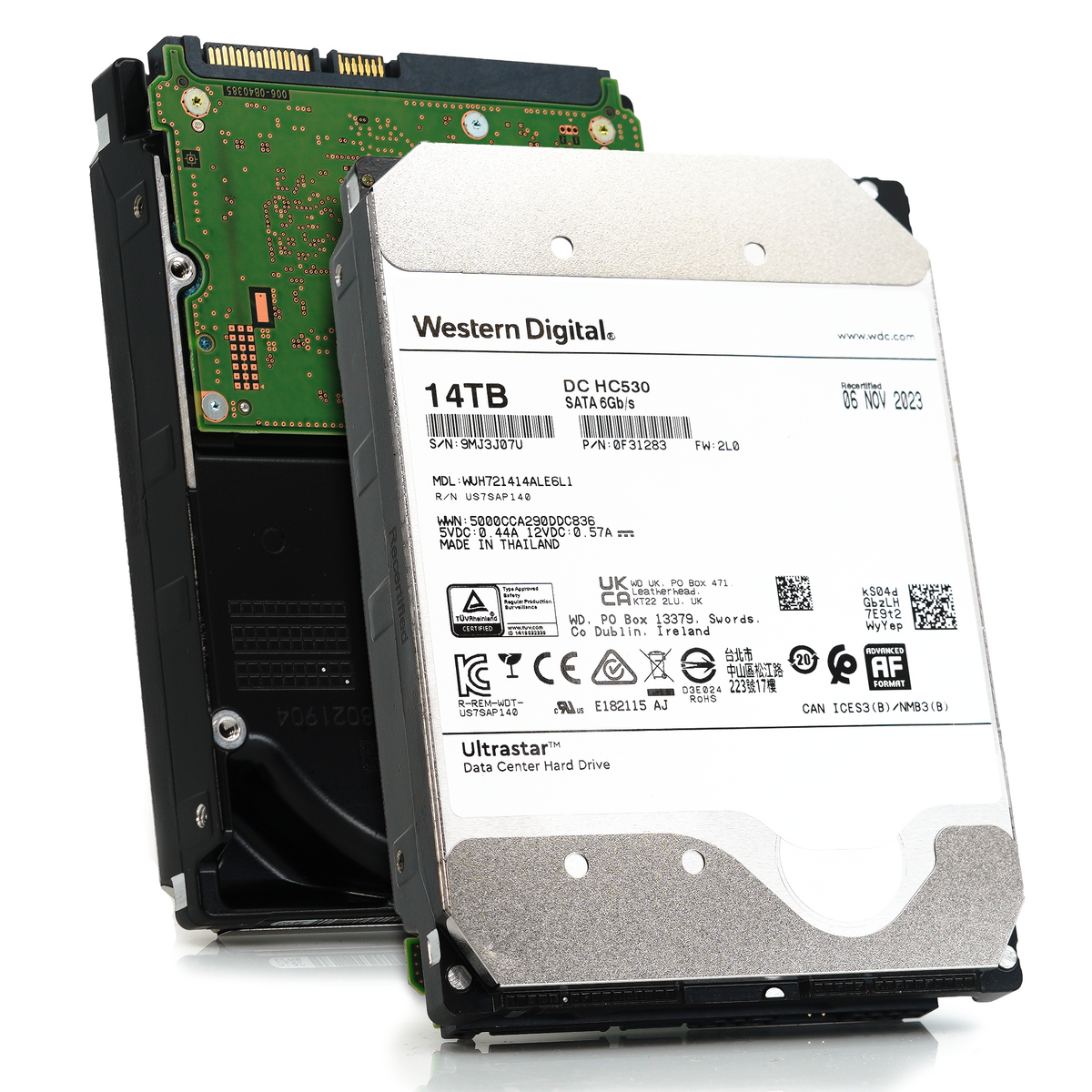 Western Digital Ultrastar DC HC530 WUH721414ALE6L1 14TB SATA 3.5 ...