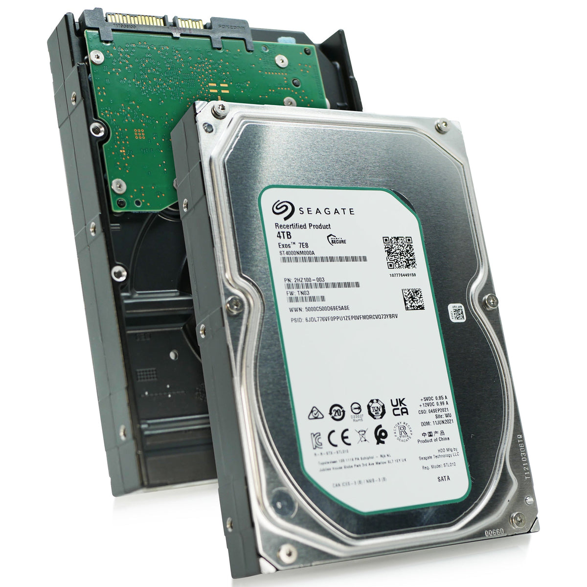 Seagate Exos 7E8 ST4000NM000A 4TB SATA 3.5" Recertified HDD ...