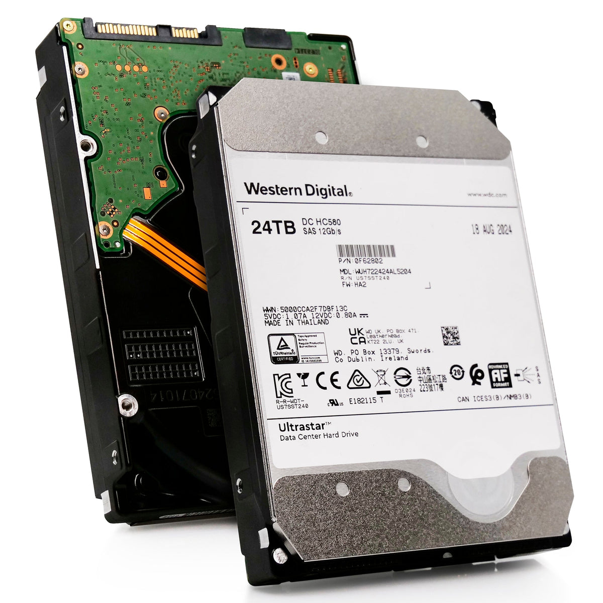 Western Digital Ultrastar DC HC580 WUH722424AL5204 24TB SAS 3.5 ...