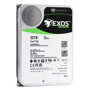 Seagate Exos X22 ST22000NM001E 22TB SATA 3.5" HDD — ServerPartDeals.com
